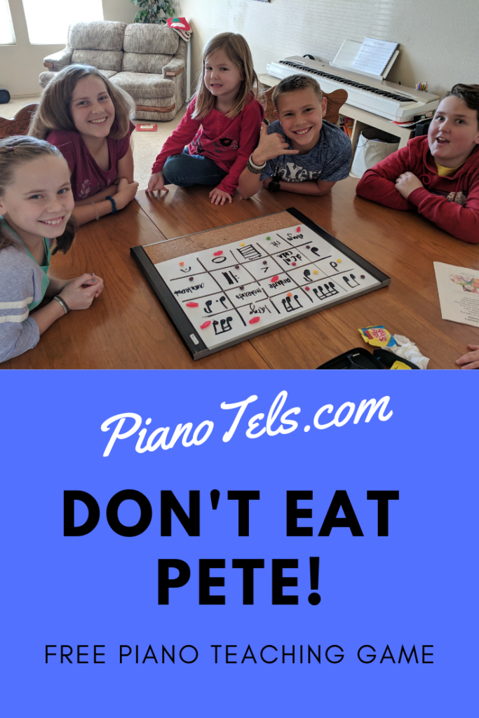 Don’t Eat Pete! | Free Piano Teaching Game | pianotels.com
