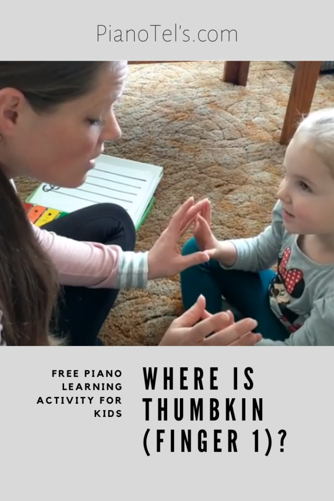 Where is Thumbkin (Finger 1)? | Free Piano Learning Activity ...